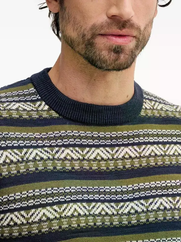 Barbour Topcliffe Patterned Knit Sweater