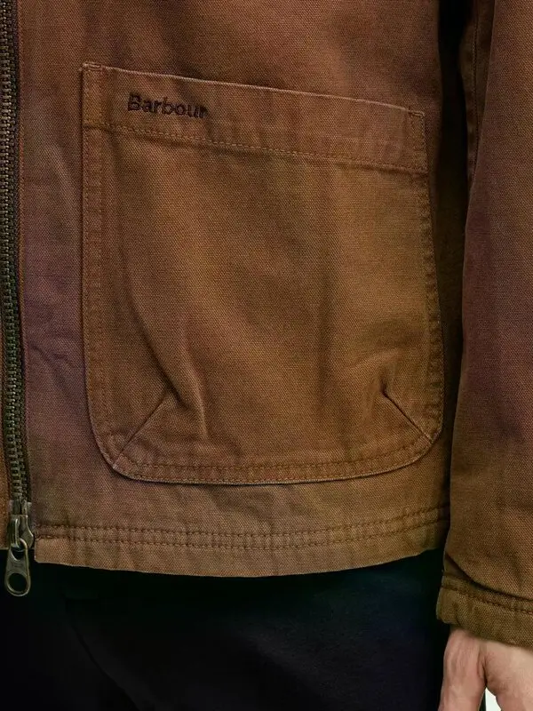 Barbour Cove Zip-up Pocket Jacket - Brown