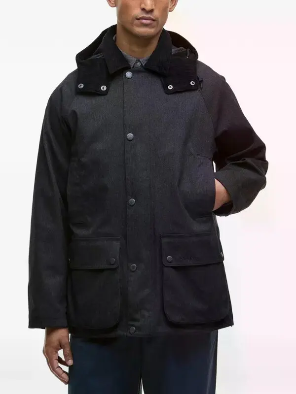 Barbour Modern Beaufort Hooded Jacket - Blue
