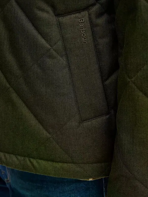 Barbour City Harrington Quilted Jacket - Green