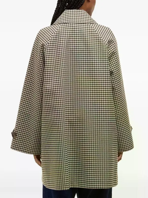 Barbour Kennedy Houndstooth Zip-up Coat