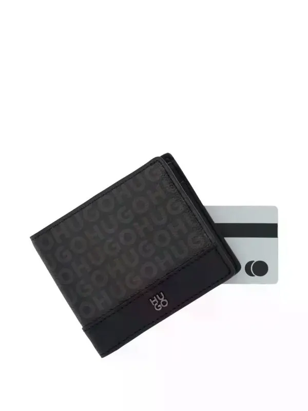Hugo Logo Print Wallet