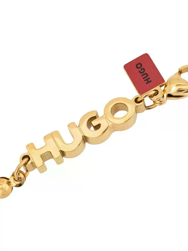 Hugo Logo-plaque Necklace