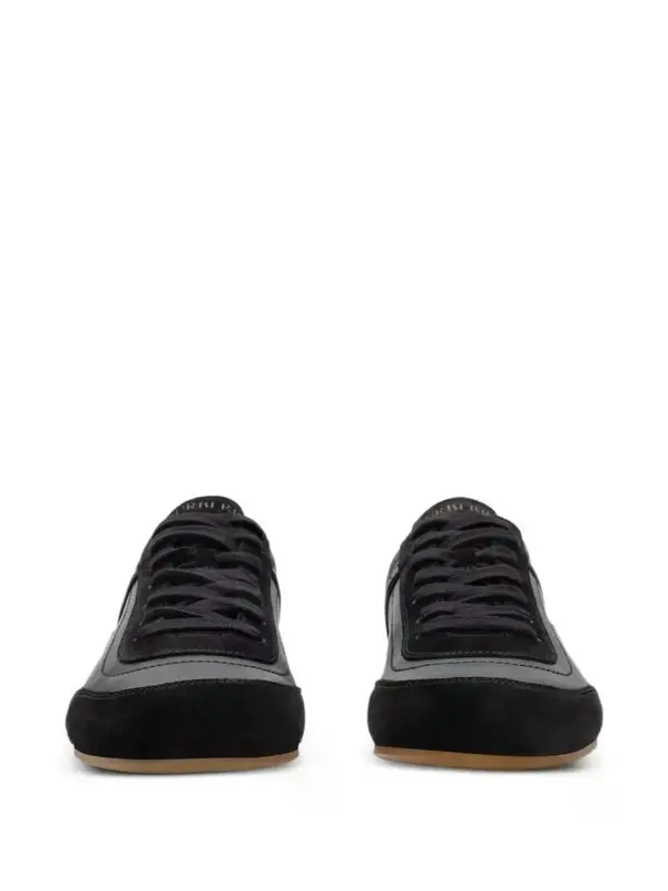 Burberry Leather Knight Runner Sneakers - Black