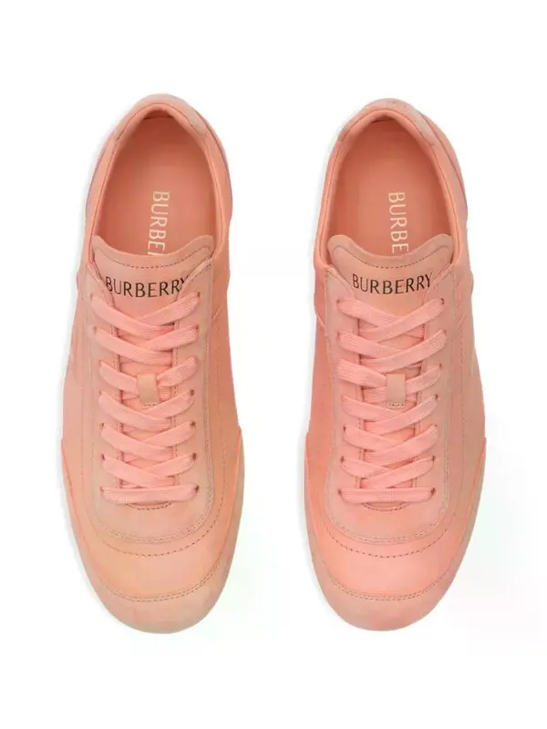 Burberry Leather Knight Runner Sneakers - Pink