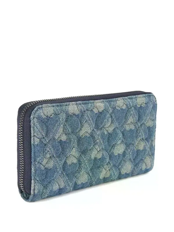 Kurt Geiger Heart-quilted Zip-fastening Wallet