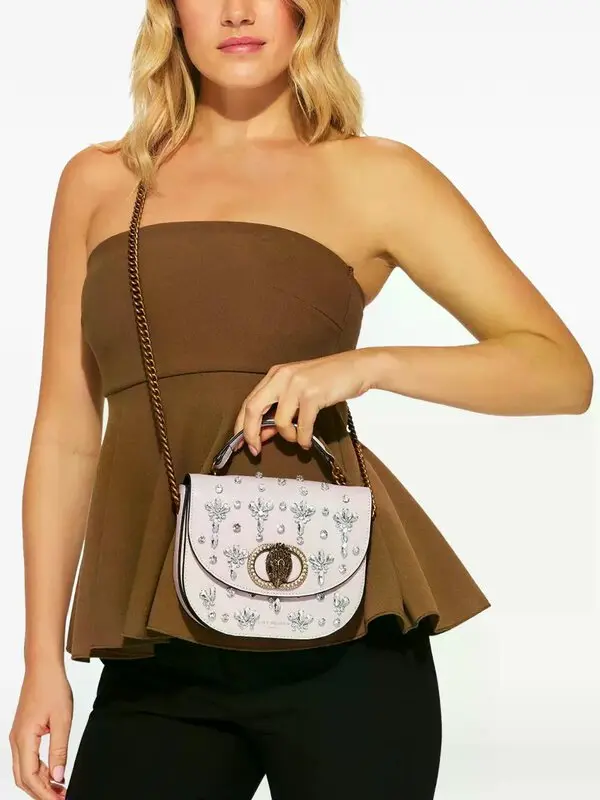 Kurt Geiger Crystal-embellished Cross Body Bag