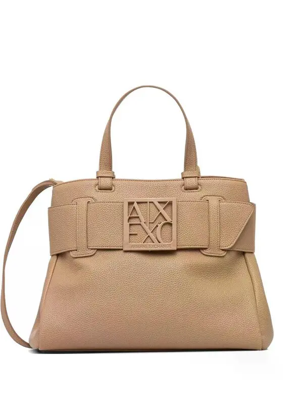 Armani Exchange Belt Detail Tote Bag - Neutrals