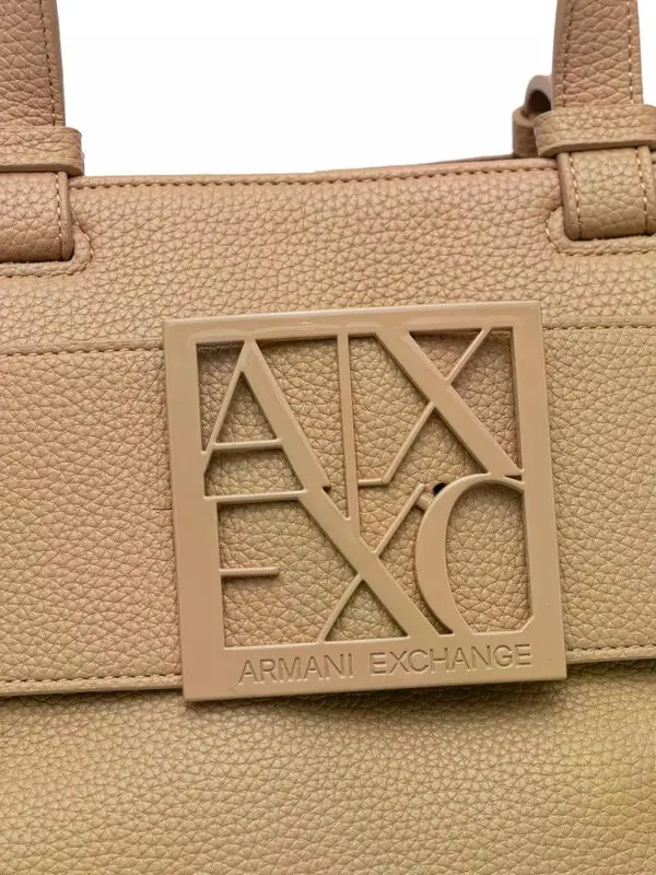 Armani Exchange Belt Detail Tote Bag - Neutrals