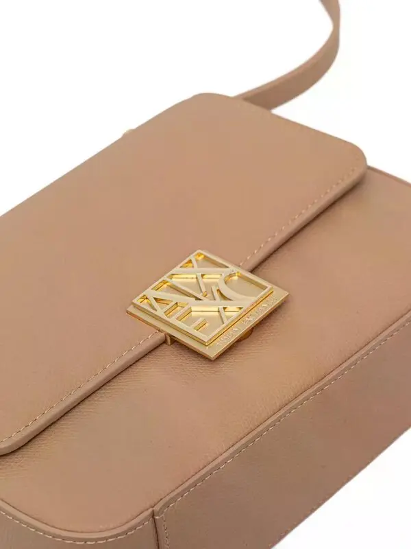 Armani Exchange Logo-embellished Cross-body Bag - Neutrals
