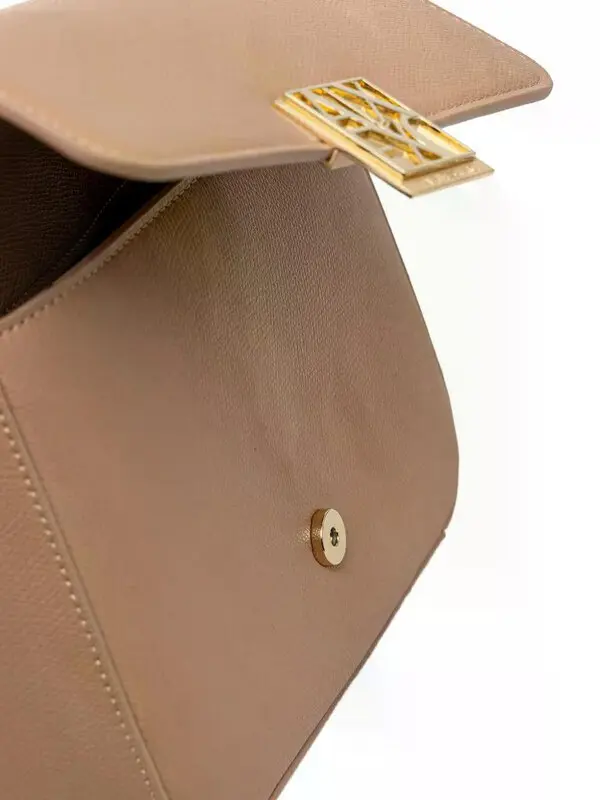 Armani Exchange Logo-embellished Cross-body Bag - Neutrals