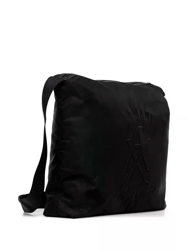 Armani Exchange Logo-embroidered Messenger Bag