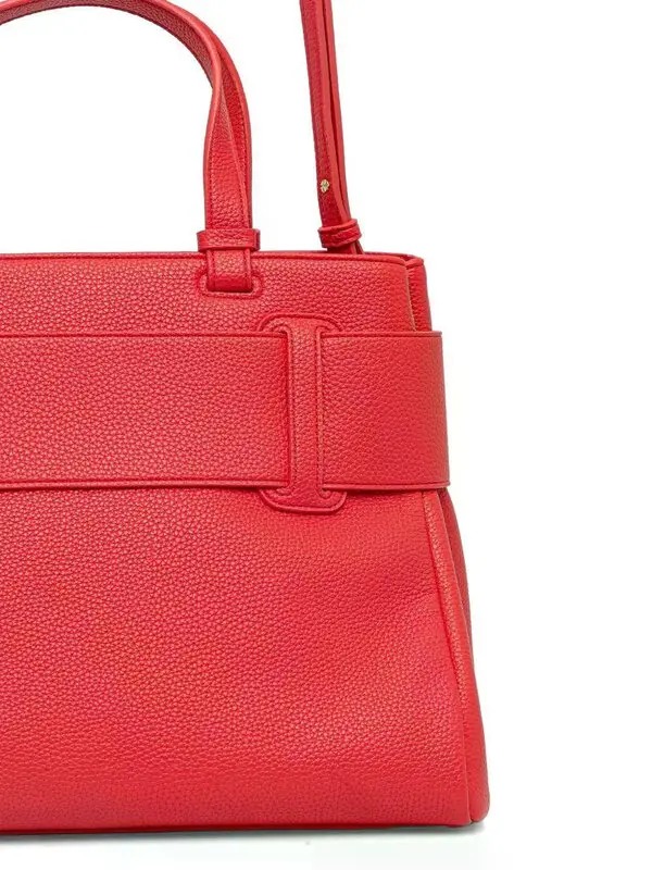 Armani Exchange Belt-detail Tote - Red