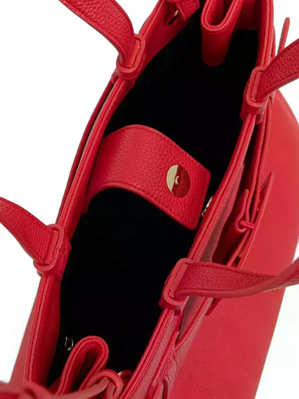 Armani Exchange Belt-detail Tote - Red