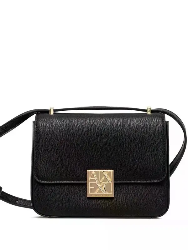 Armani Exchange Logo-plaque Cross-body Bag - Black