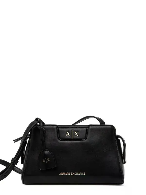 Armani Exchange Logo Charm Satchel