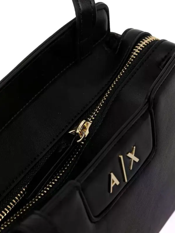 Armani Exchange Logo Charm Satchel