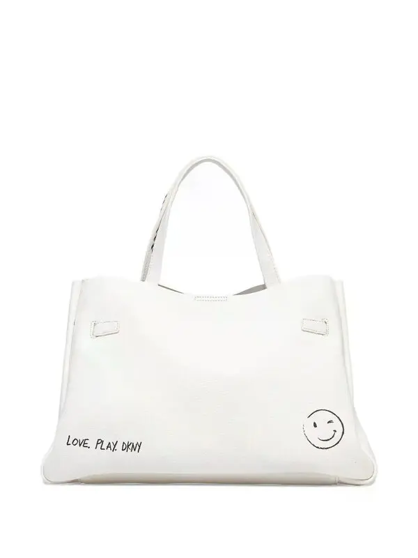 Dkny Graffiti-print Tote Bag