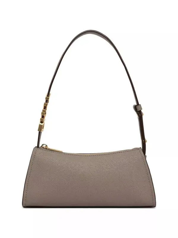 Dkny Logo-plaque Shoulder Bag - Grey