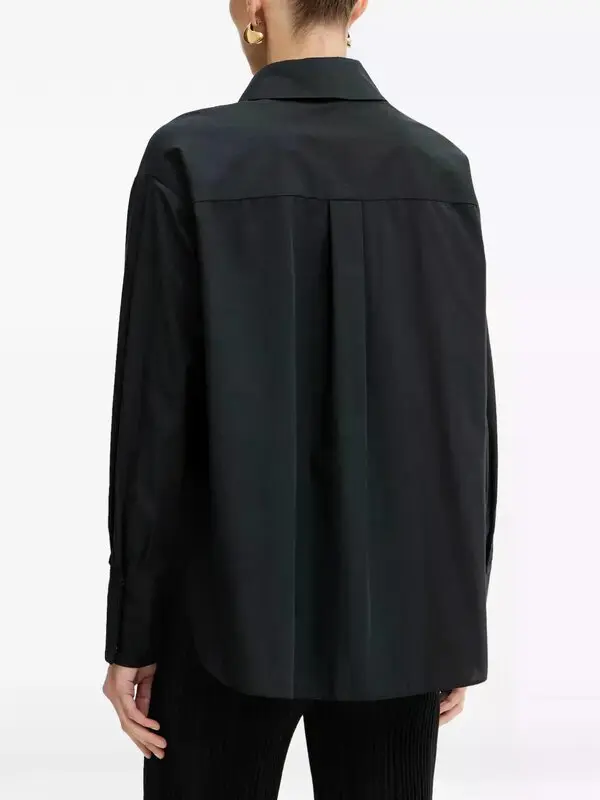 Elisabetta Franchi Tie-detail Shirt - Black
