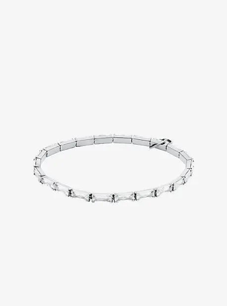 Michael Kors Cubic Zirconia Tennis Bracelet - Silver