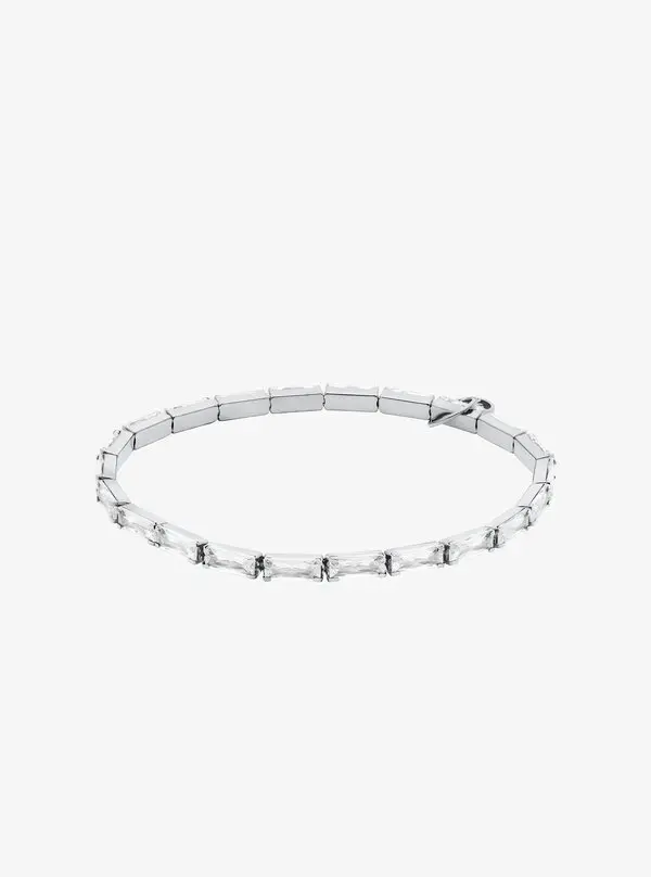 Michael Kors Cubic Zirconia Tennis Bracelet - Silver