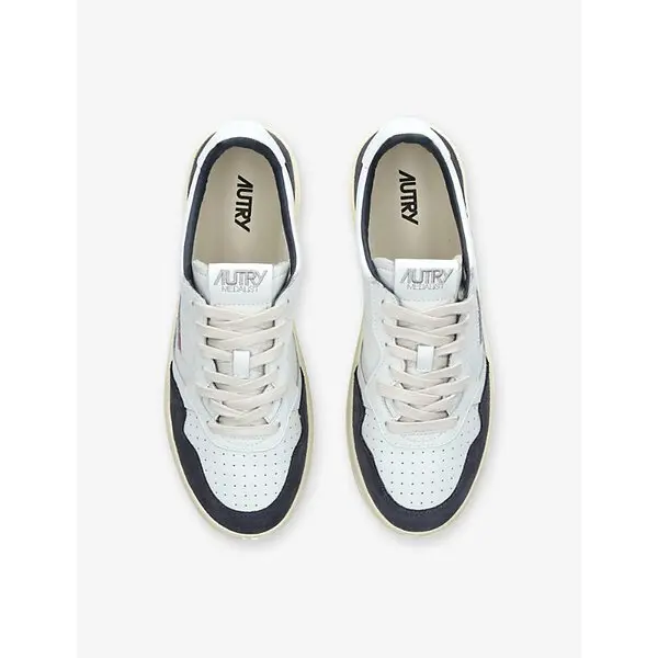 AUTRY Medalist Leather Trainers - White/navy