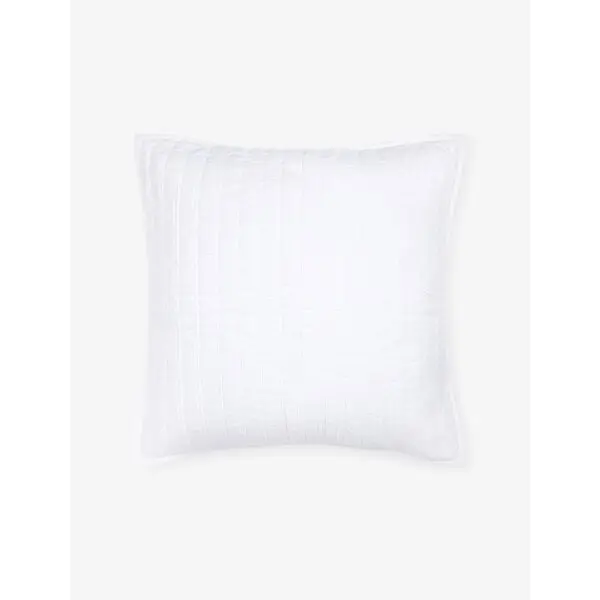 THE WHITE COMPANY Seville Medium Cotton Cushion - White