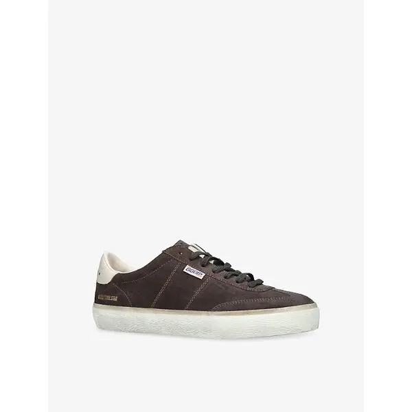 GOLDEN GOOSE Soul Star 60349 Suede Trainers - Dark Brown