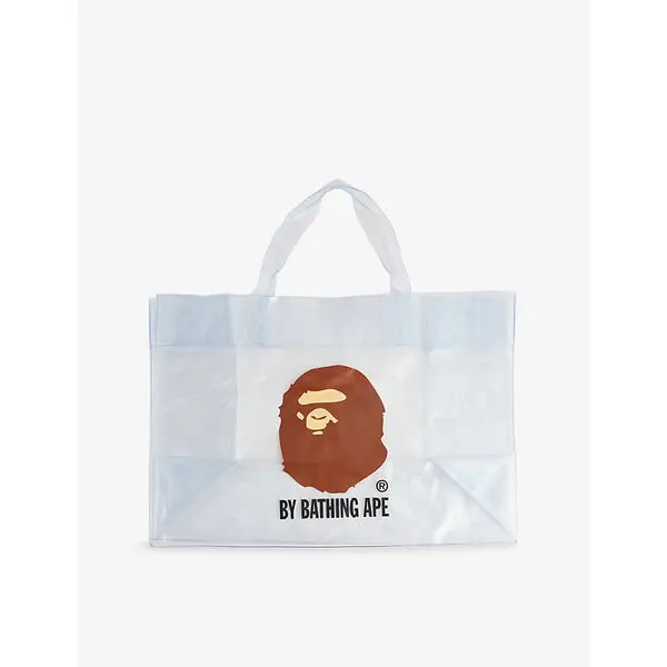 A BATHING APE Pvc Tote Bag - Clear