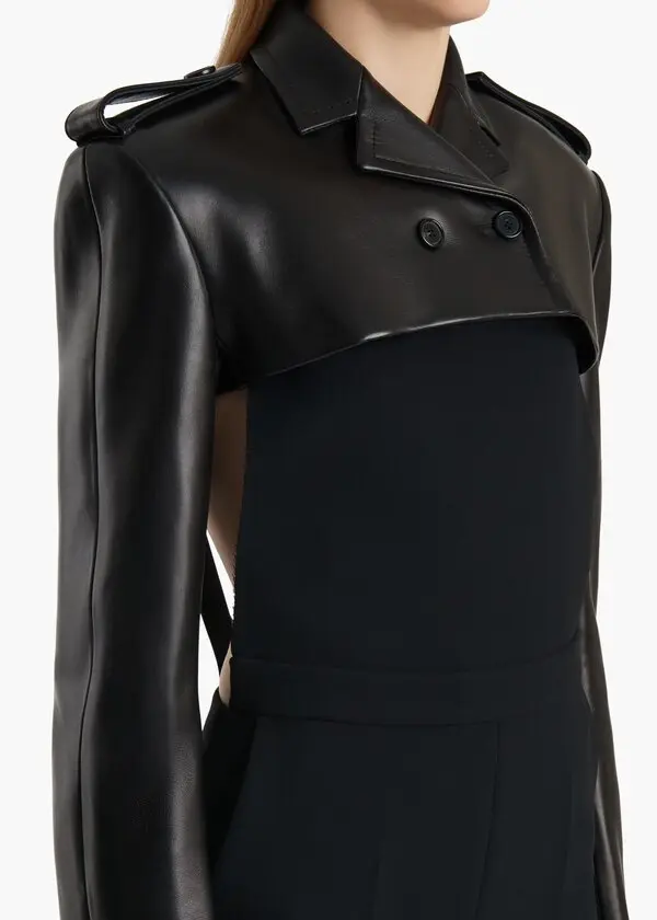 Khaite Sadran Leather Jacket