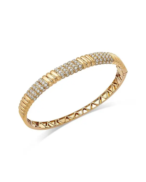 Bloomingdale'S Diamond Bangle Bracelet In 14k Yellow - Gold