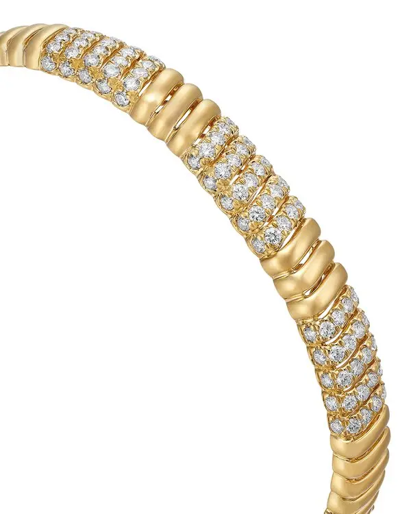 Bloomingdale'S Diamond Bangle Bracelet In 14k Yellow