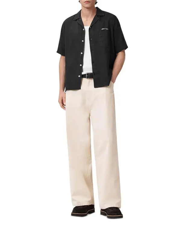 ALLSAINTS Wilder Boxy Fit Short Sleeve Shirt