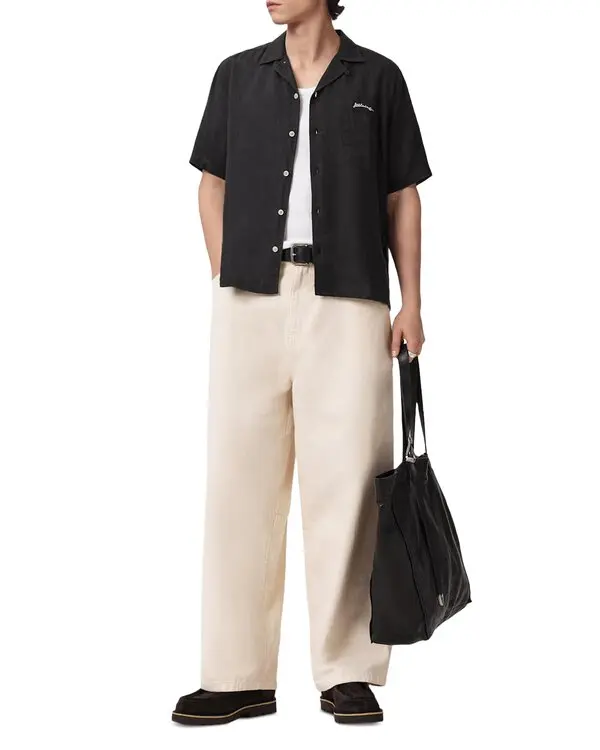 ALLSAINTS Wilder Boxy Fit Short Sleeve Shirt