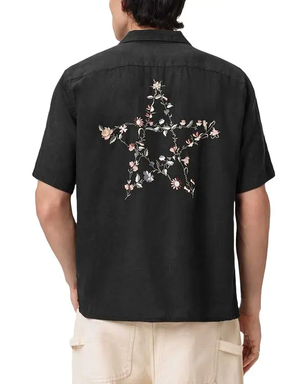 ALLSAINTS Wilder Boxy Fit Short Sleeve Shirt