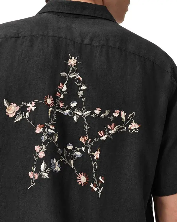 ALLSAINTS Wilder Boxy Fit Short Sleeve Shirt