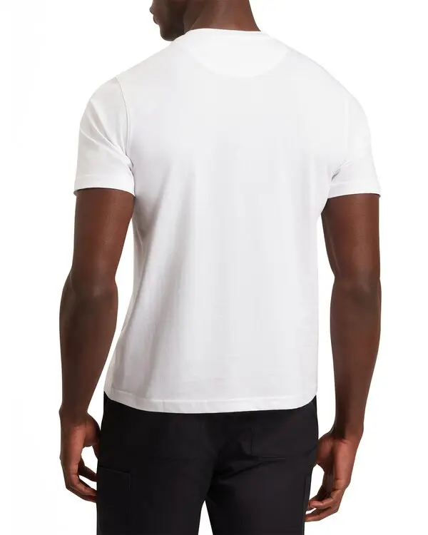 Ted Baker London Floraen Short Sleeve Chest Graphic Tee - White