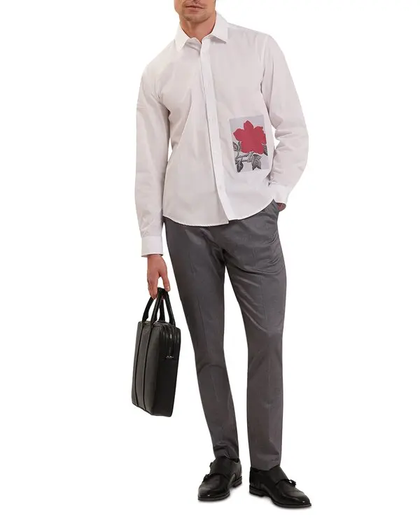 Ted Baker London Slim Cotton Trousers