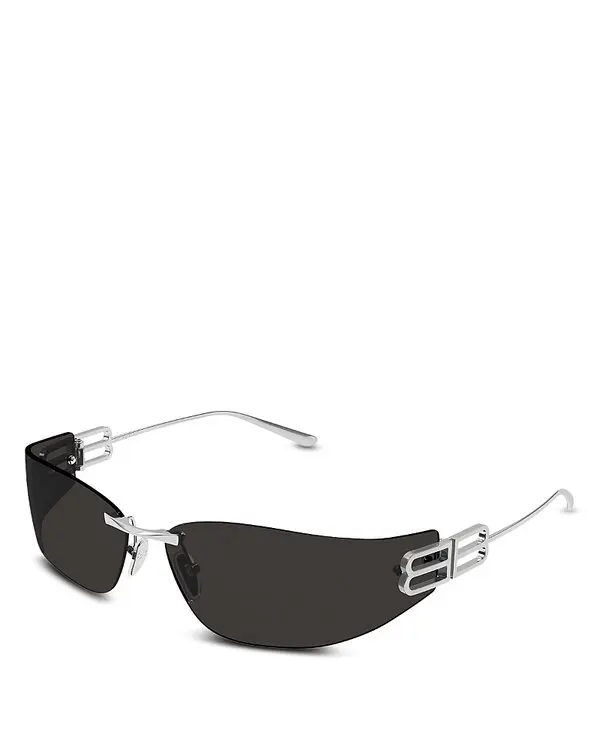Balenciaga Cat Eye Sunglasses - Rutenium
