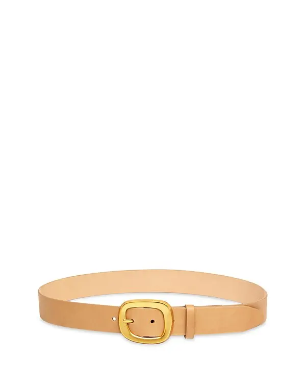 Rag & Bone Thea Leather Belt - Taupe