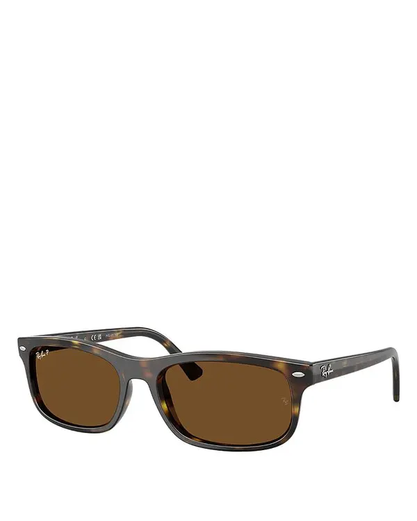 Ray-ban Rectangular Sunglasses, 57mm