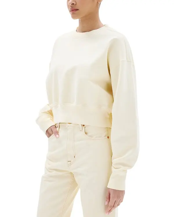 SLVRLAKE Crop Crewneck Sweatshirt - Paradise