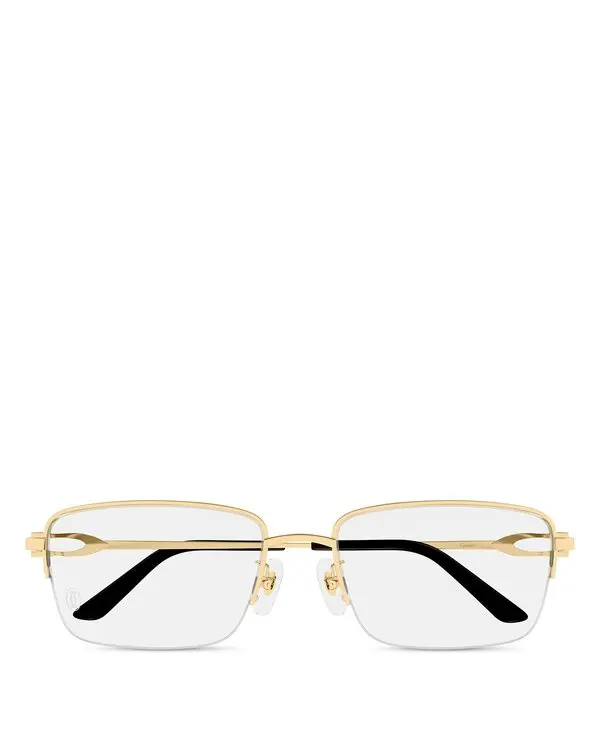 CARTIER Rectangular Optical Glasses, 57mm