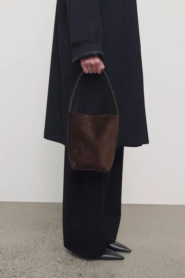 THE ROW Small N/s Park Tote Edge Bag - Mocha