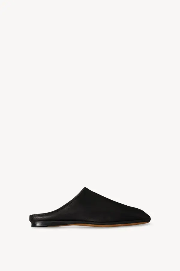 THE ROW Piper Slide - Black