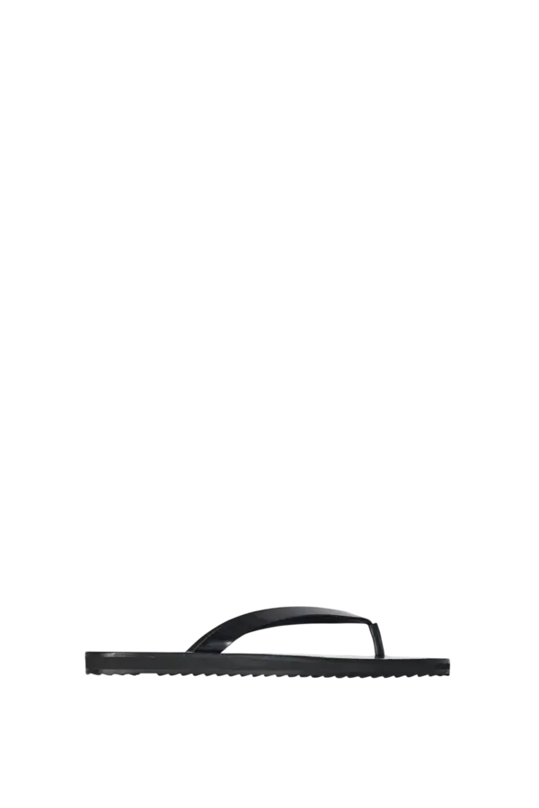 THE ROW City Flip Flop - Black