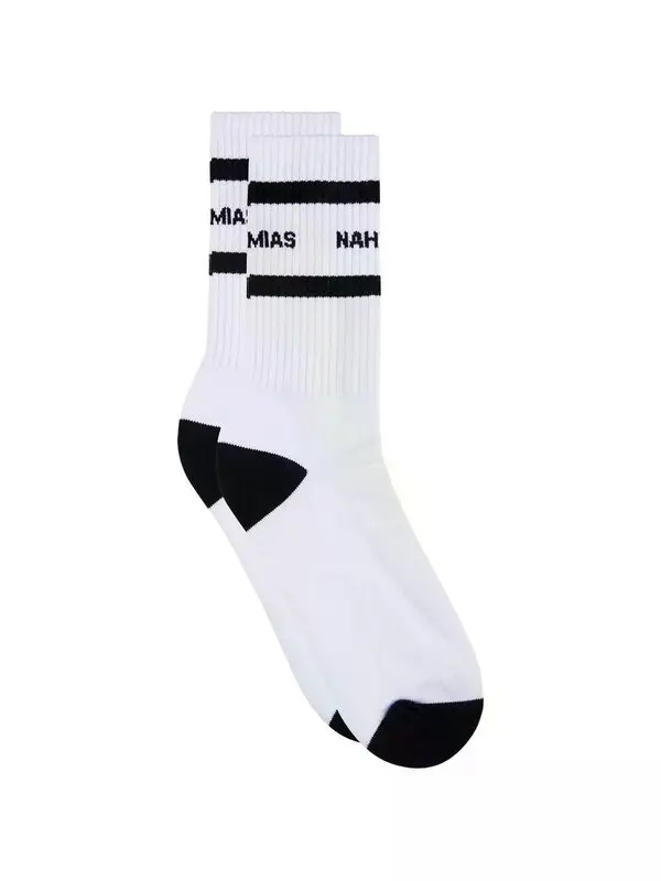 NAHMIAS Striped Crew Socks