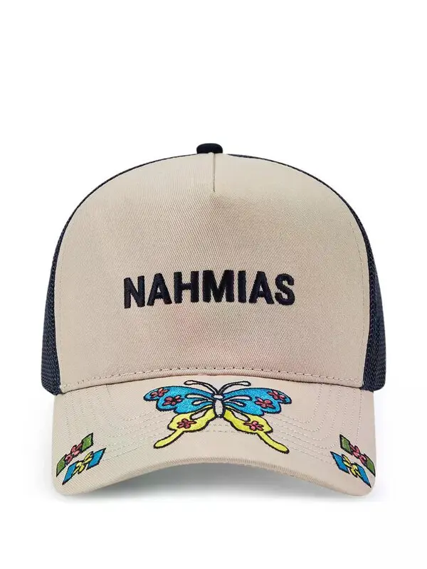 NAHMIAS Butterfly-detail Baseball Cap - Blue