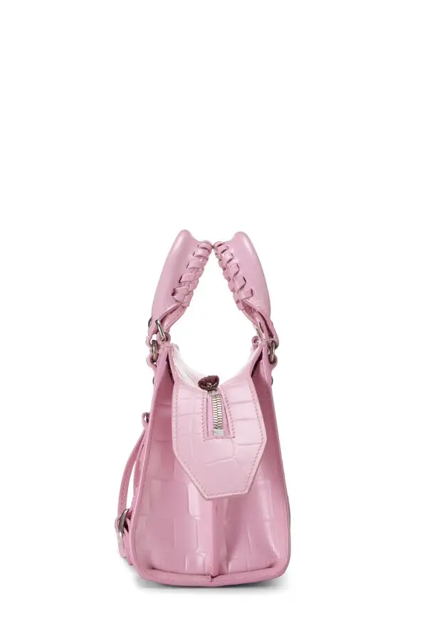 Balenciaga Embossed Neo Classic City - Pink